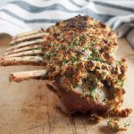 Garlic herb crusted rack of lamb - Caroline's Cooking