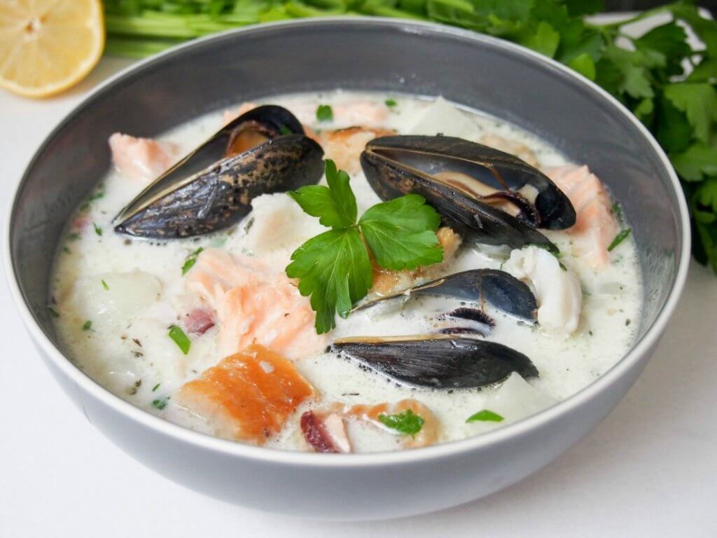 Irish fish chowder - Caroline's Cooking