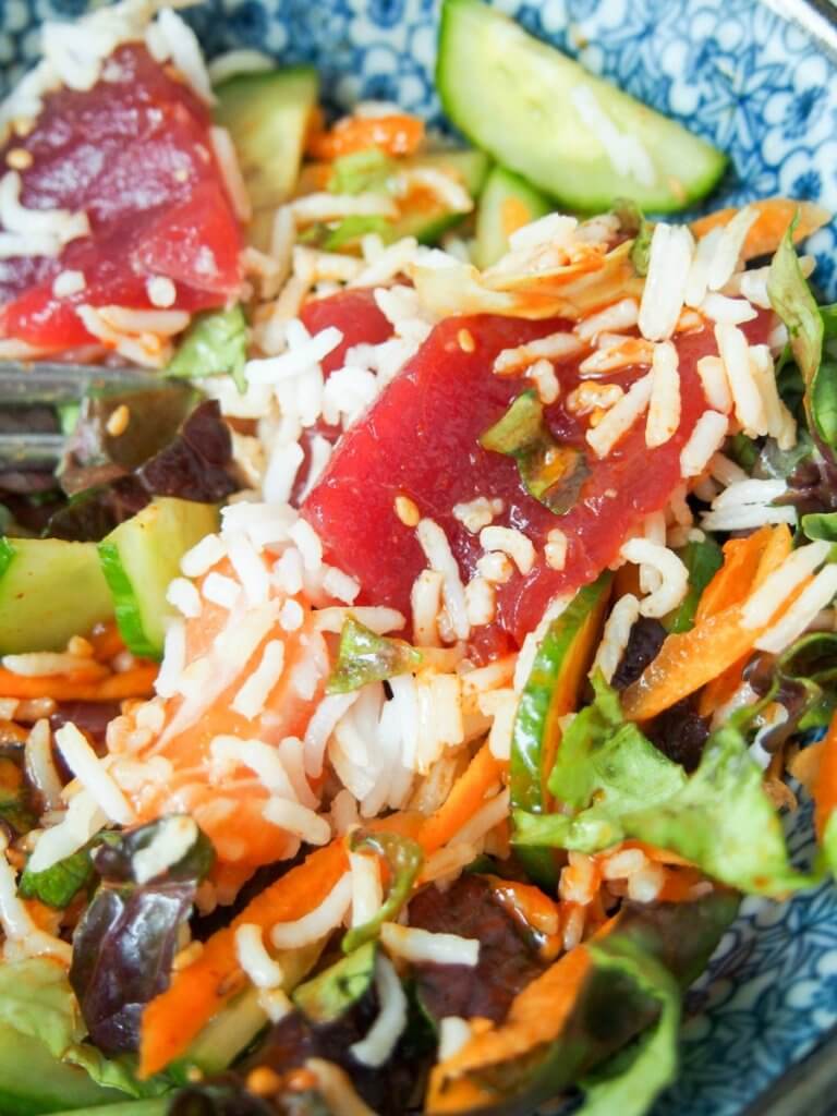 Hoedeopbap - Korean sashimi rice bowl - Caroline's Cooking