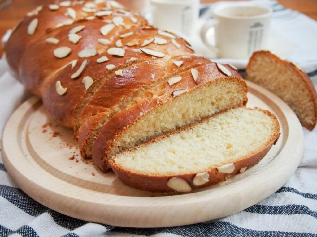 Tsoureki - Greek Easter bread - Caroline's Cooking