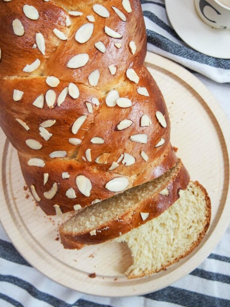 Tsoureki - Greek Easter bread - Caroline's Cooking