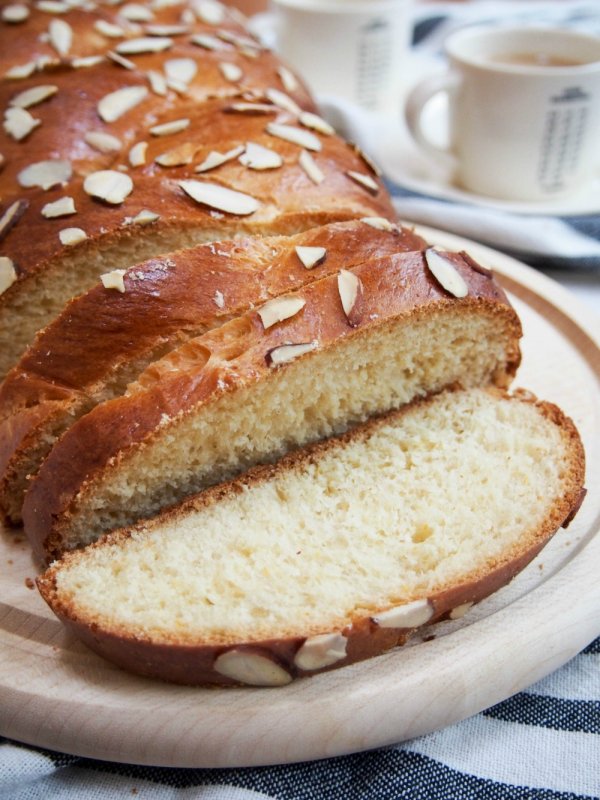 Tsoureki - Greek Easter bread - Caroline's Cooking