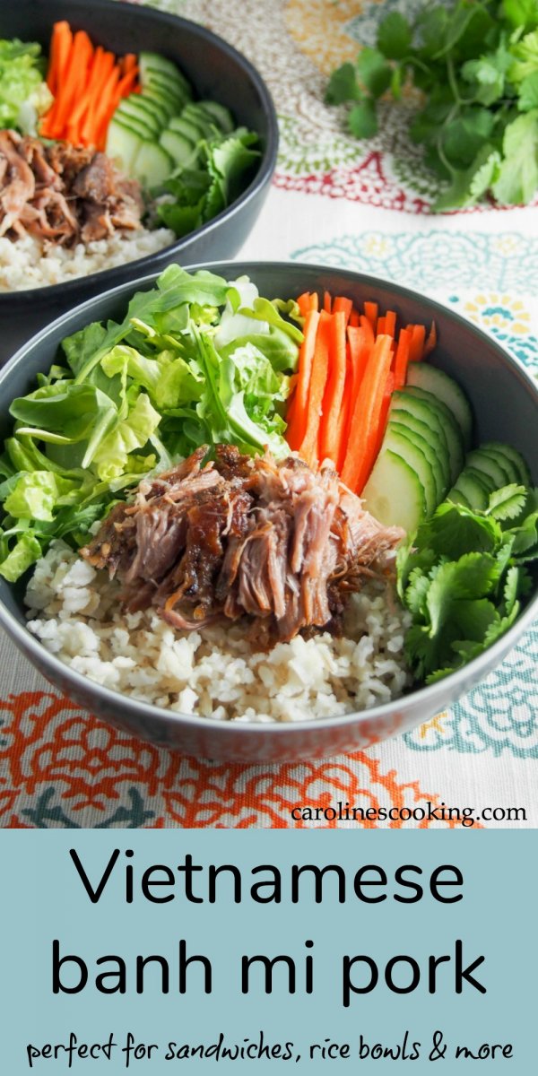 Vietnamese banh mi pork - Caroline's Cooking