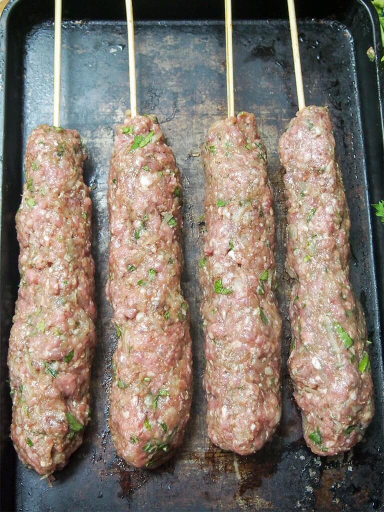 Lamb kofta (köfte) - Caroline's Cooking