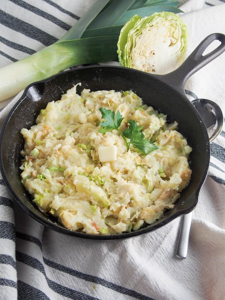 Colcannon (Irish potatoes and cabbage) - Caroline's Cooking