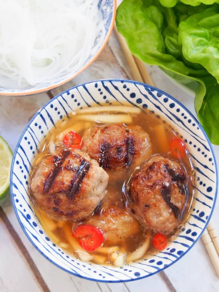Bun cha Hanoi - Caroline's Cooking