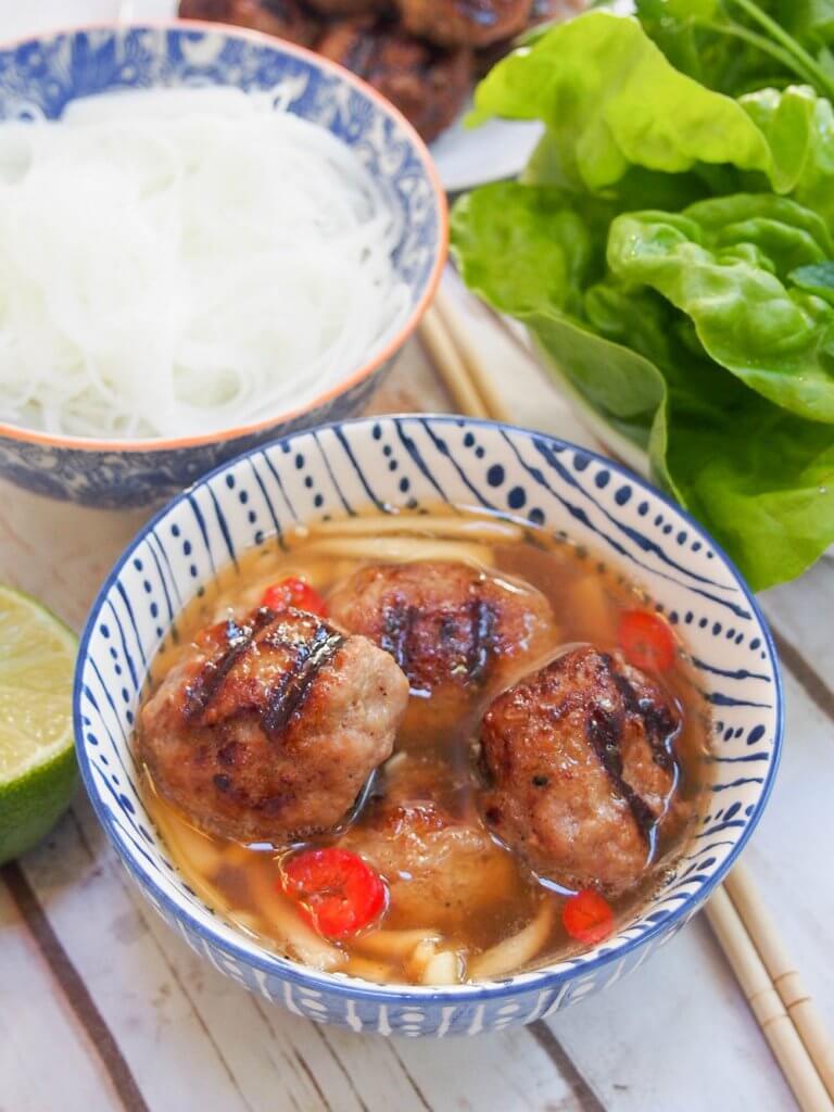 Bun cha Hanoi - Caroline's Cooking