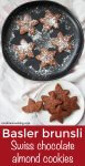 Basler brunsli (Swiss chocolate almond cookies) - Caroline's Cooking