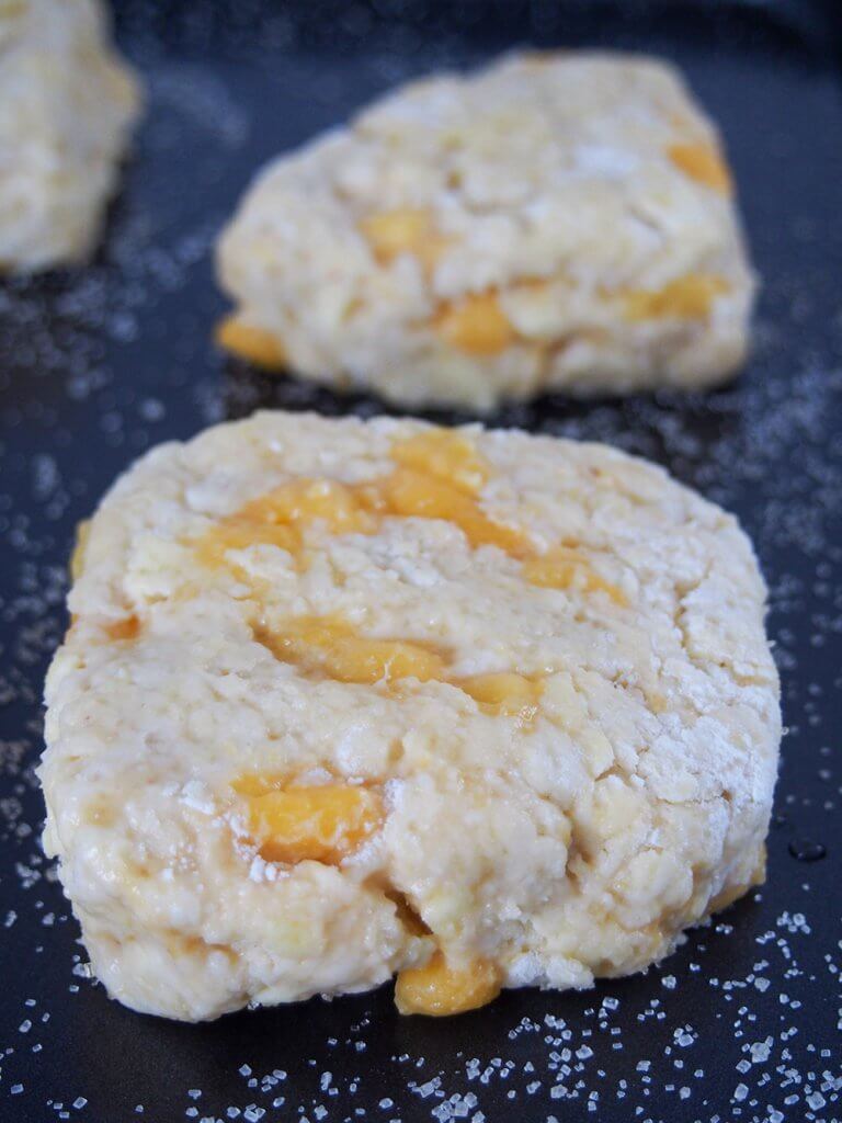 Coconut mango scones - Caroline's Cooking
