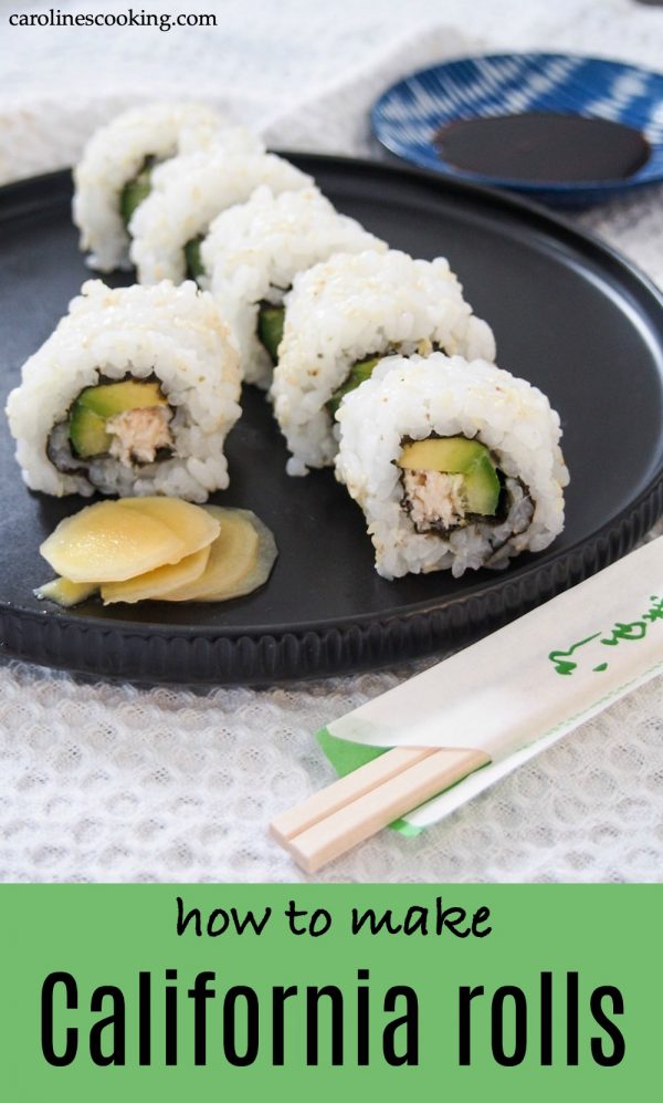 California roll - Caroline's Cooking