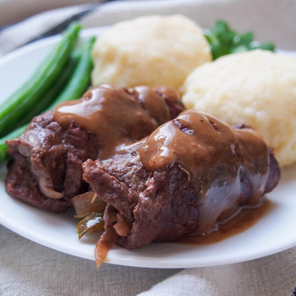 Beef Rouladen - Caroline's Cooking
