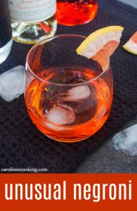 Unusual negroni - Caroline's Cooking
