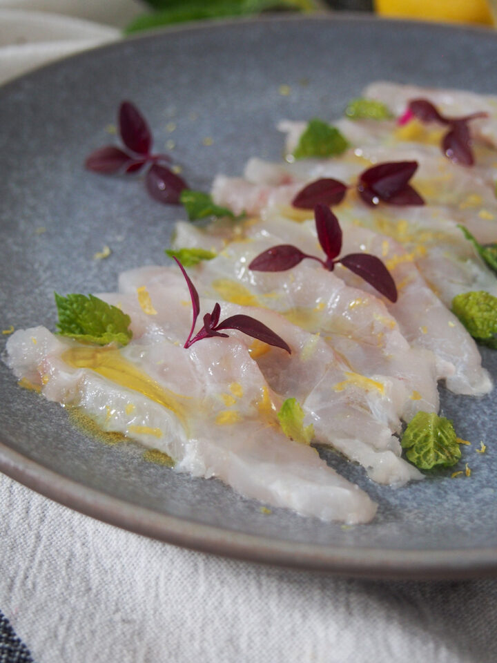 Fish Crudo - Caroline's Cooking