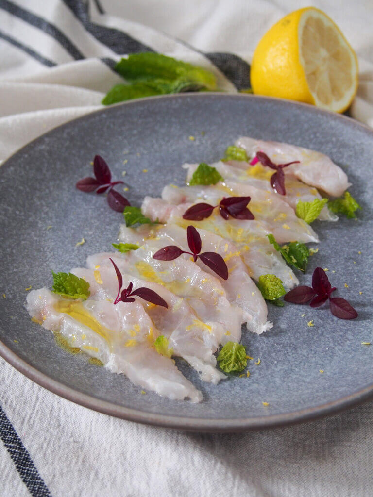 Fish Crudo - Caroline's Cooking