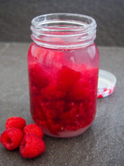 Raspberry liqueur - Caroline's Cooking