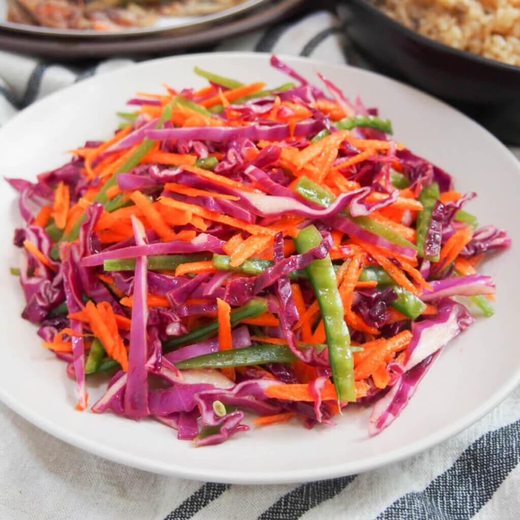 Rainbow slaw - Caroline's Cooking