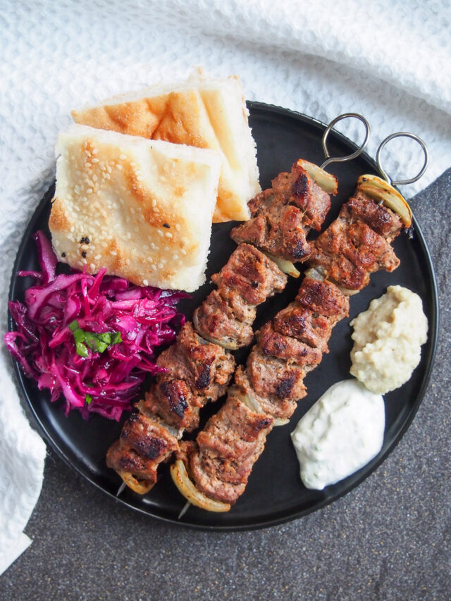 Lamb shish kebab - Caroline's Cooking