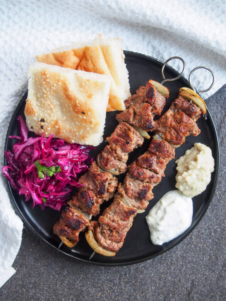 Lamb shish kebab - Caroline's Cooking