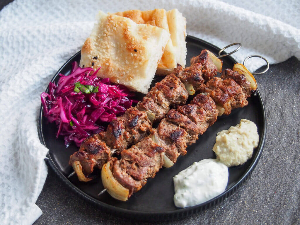 Lamb shish kebab - Caroline's Cooking