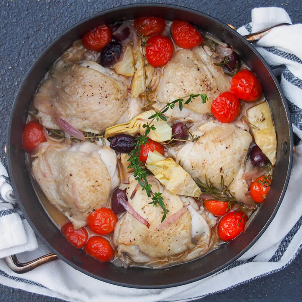 Chicken Provençal - Caroline's Cooking