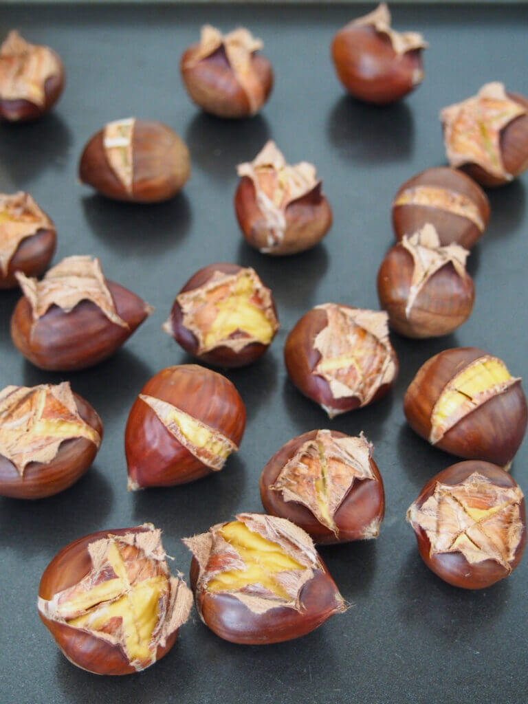 How to roast chestnuts - Caroline's Cooking