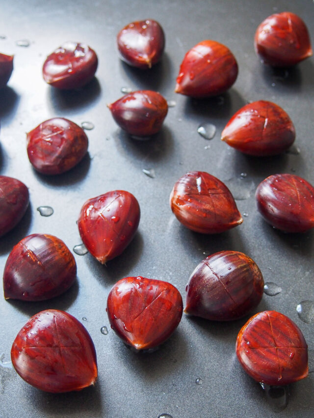 How to roast chestnuts - Caroline's Cooking