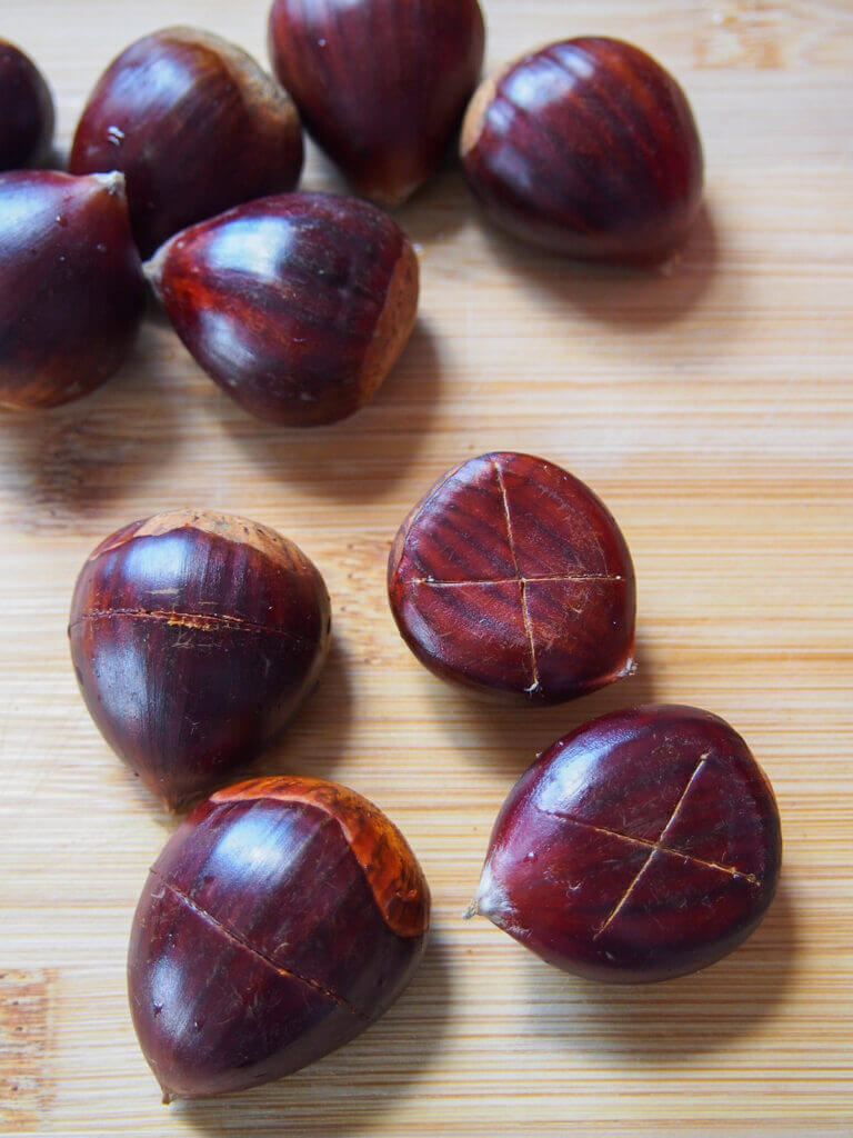 How to roast chestnuts - Caroline's Cooking
