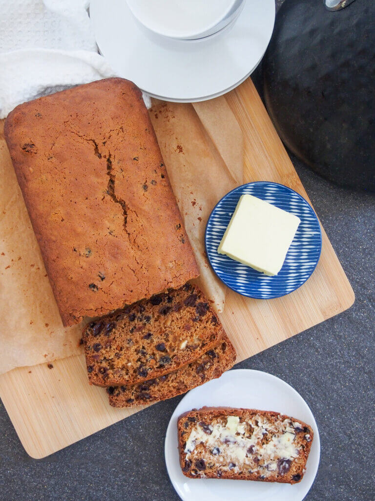 Irish barmbrack (fruit loaf) - Caroline's Cooking