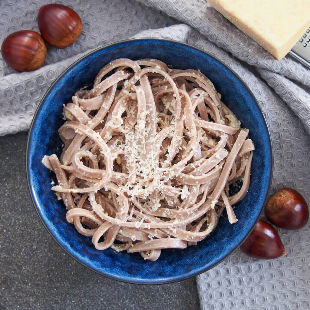 Chestnut pasta - Caroline's Cooking
