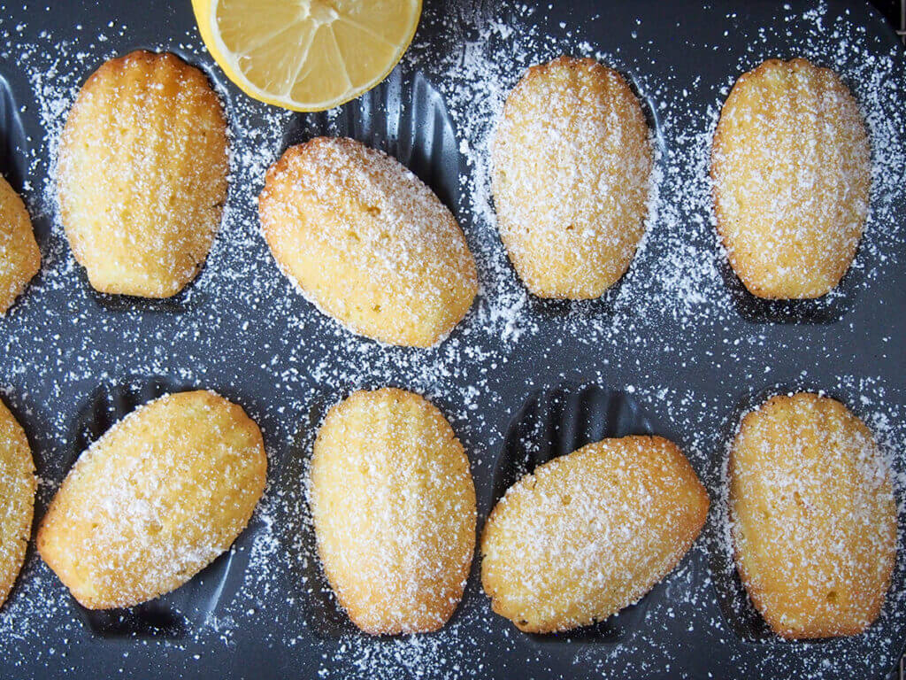 Lemon madeleines - Caroline's Cooking
