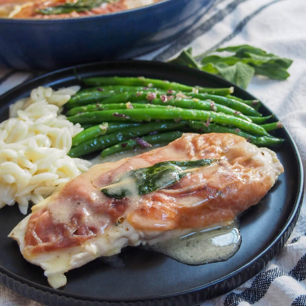 Chicken saltimbocca - Caroline's Cooking