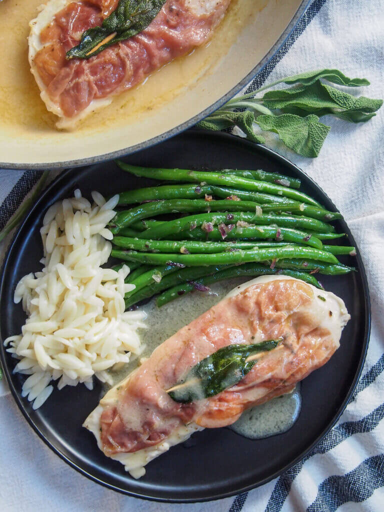 Chicken saltimbocca - Caroline's Cooking