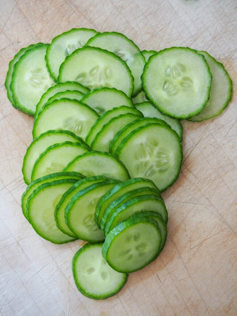 Pressgurka - Swedish pressed cucumber salad - Caroline's Cooking