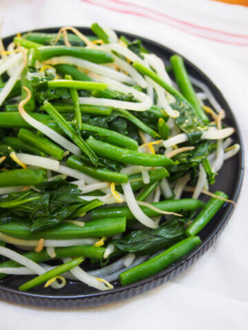 Urap sayur (Indonesian vegetables with coconut topping) - Caroline's ...