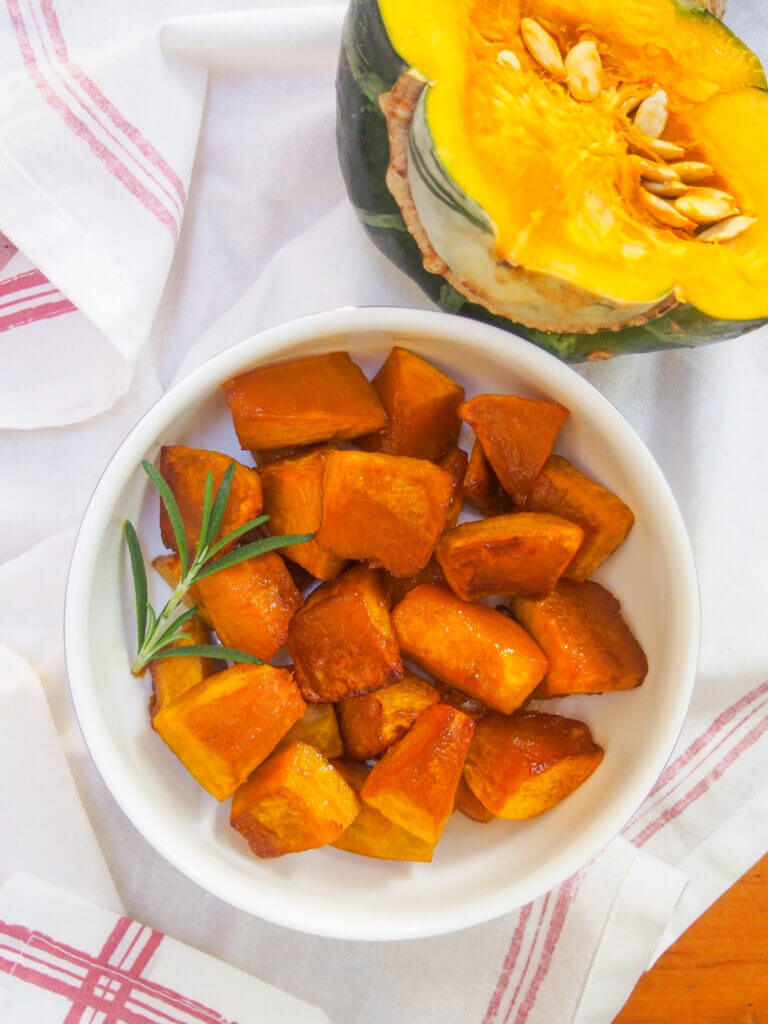 Maple-roasted buttercup squash - Caroline's Cooking