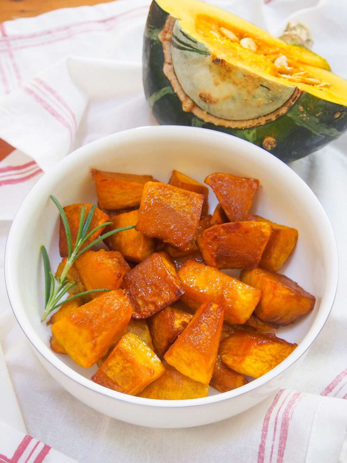 Maple-roasted buttercup squash - Caroline's Cooking