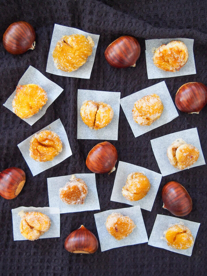 Marron glacé (candied chestnuts) - Caroline's Cooking
