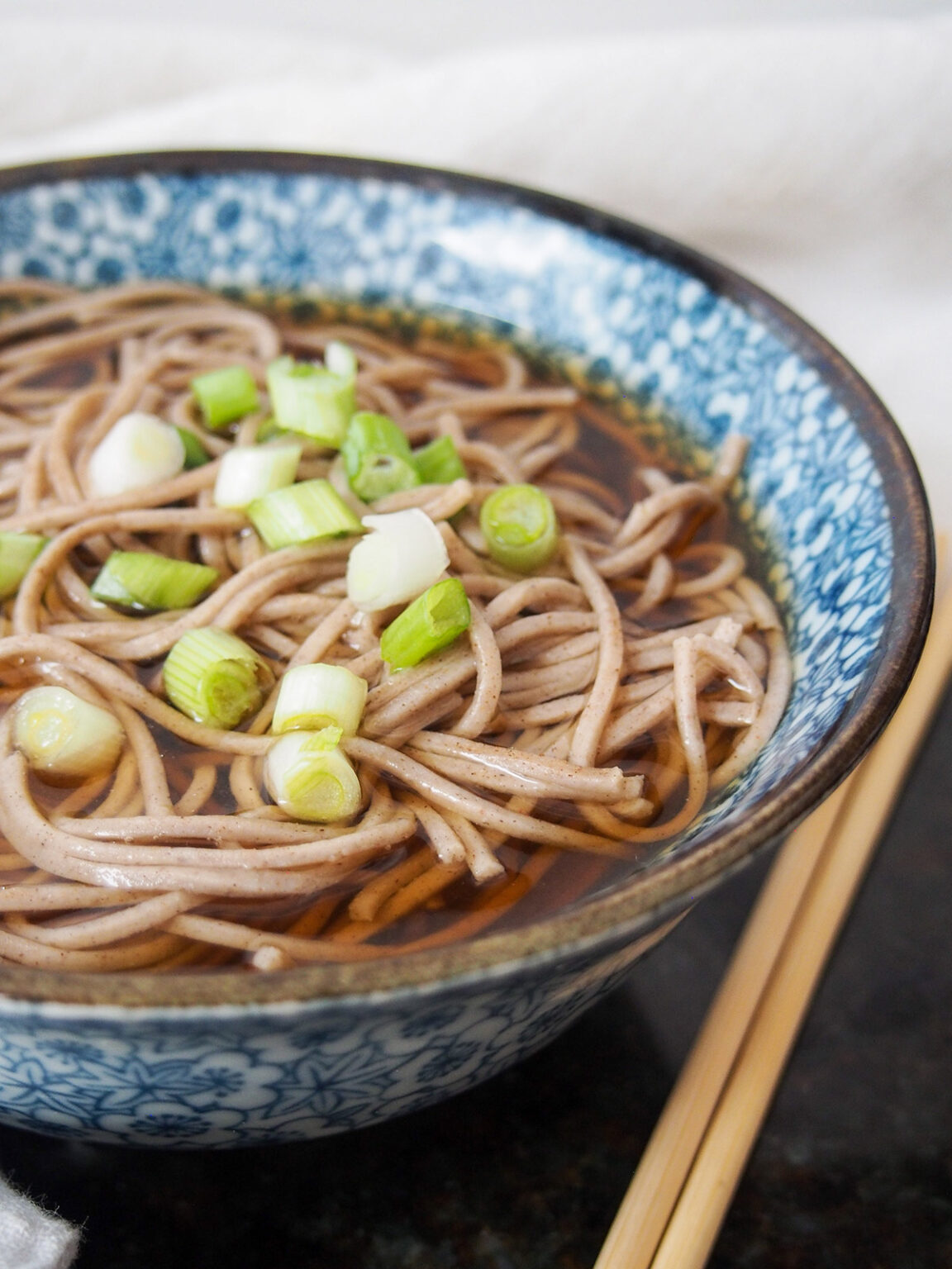 Toshikoshi soba (New Year soba noodles) - Caroline's Cooking