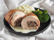 Chicken Balmoral (haggis stuffed chicken) - Caroline's Cooking
