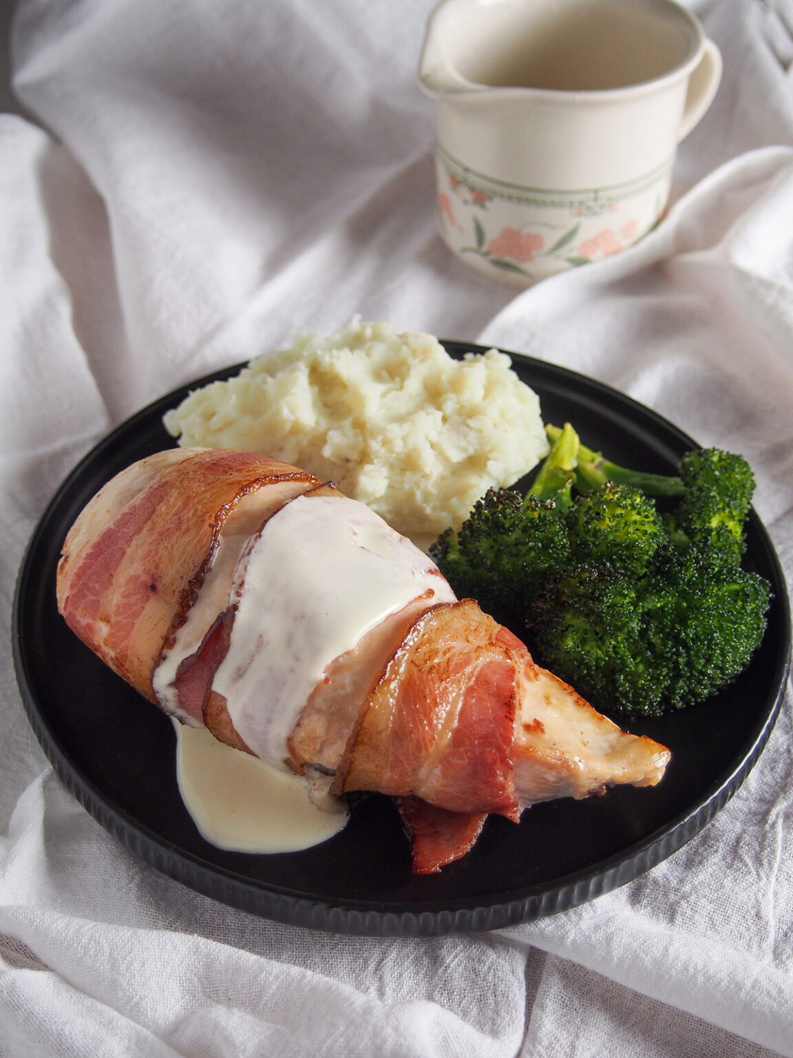 Chicken Balmoral (haggis stuffed chicken) - Caroline's Cooking