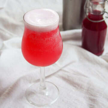 Pink gin fizz - Caroline's Cooking