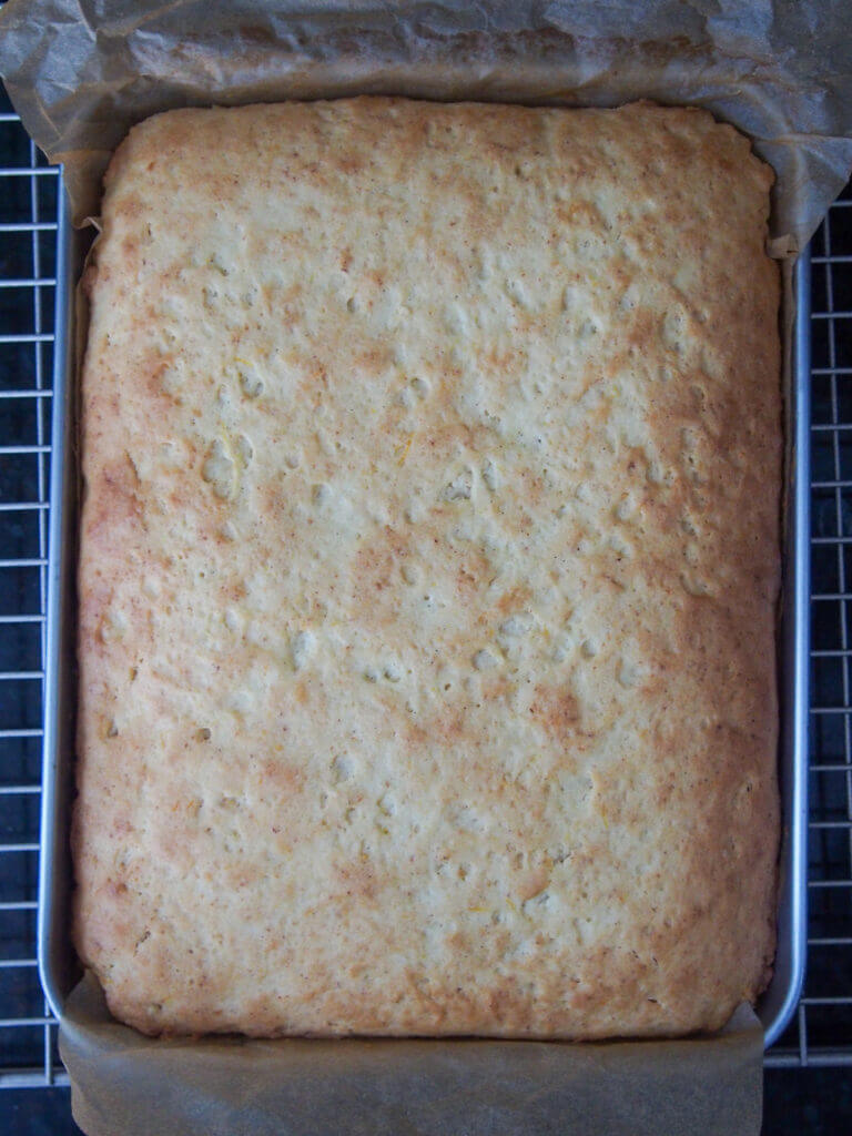 Florentine orange cake (Schiacciata alla fiorentina) - Caroline's Cooking