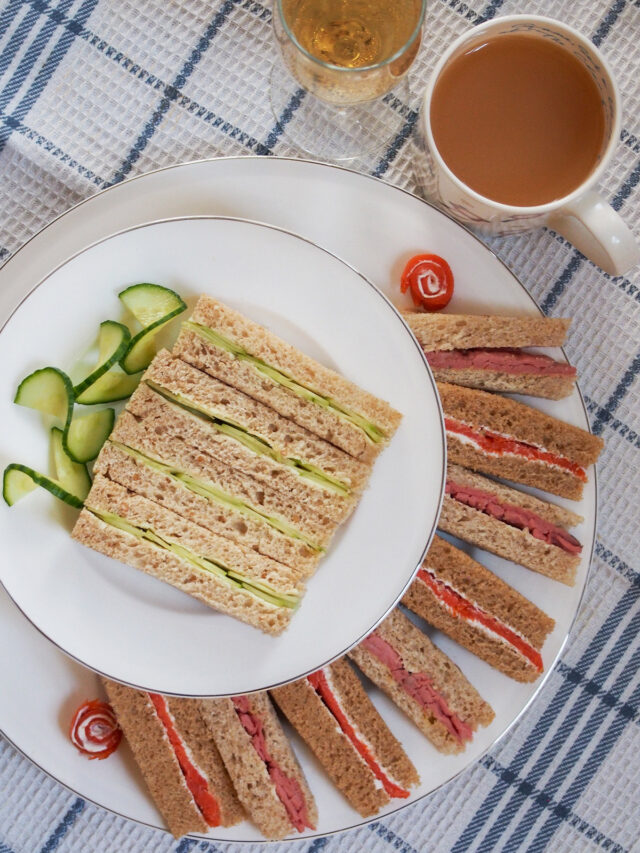 Traditional English tea sandwiches - Caroline's Cooking