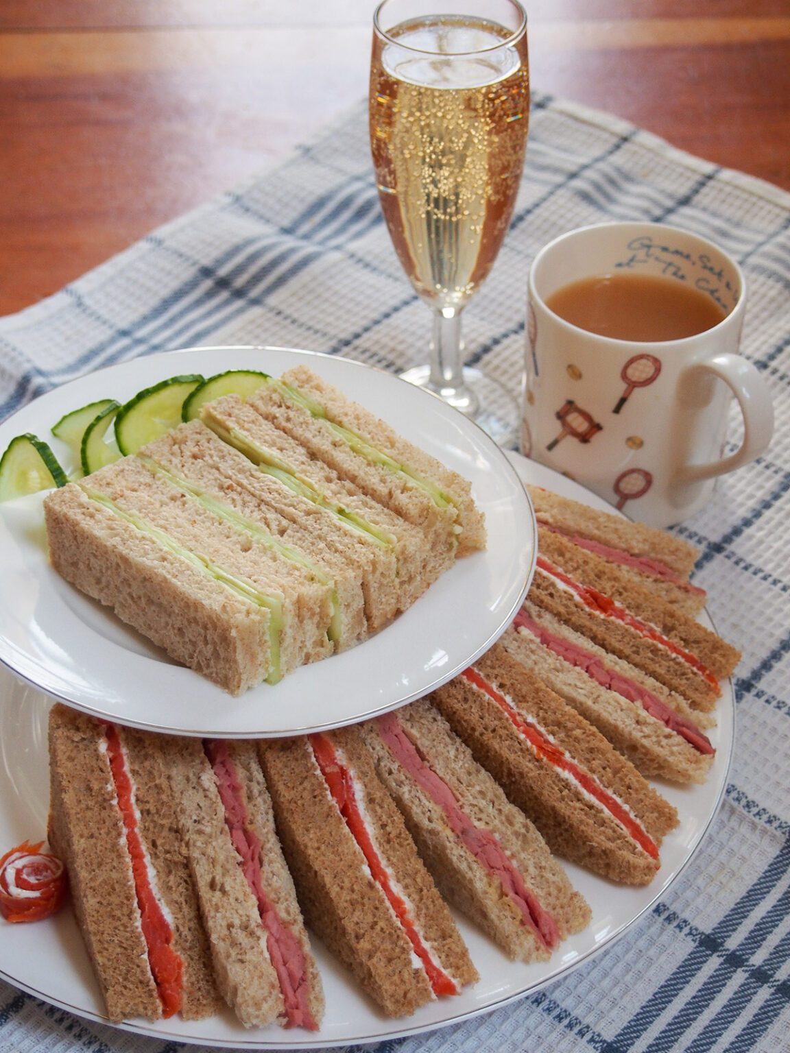 Traditional English tea sandwiches - Caroline's Cooking