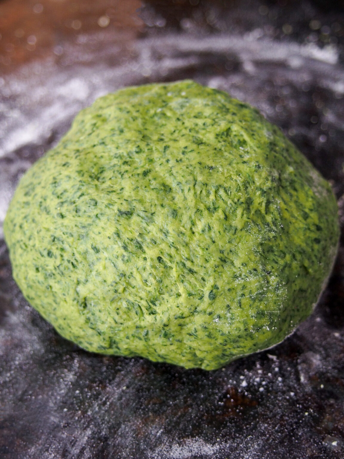 Fresh spinach pasta - Caroline's Cooking