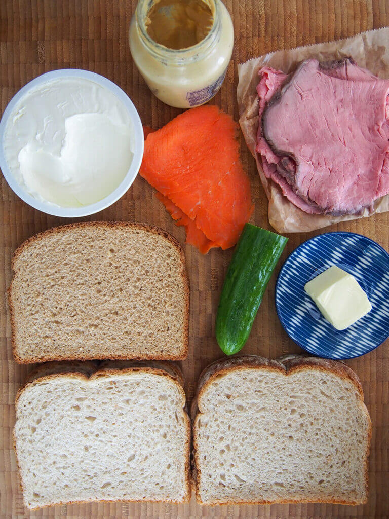 Traditional English tea sandwiches - Caroline's Cooking