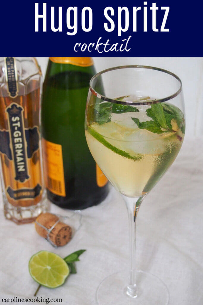 Hugo spritz cocktail - Caroline's Cooking