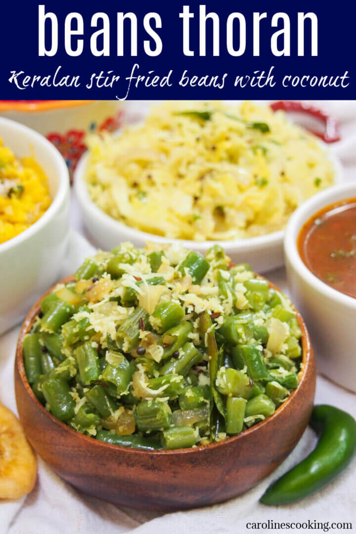 Beans thoran - Caroline's Cooking