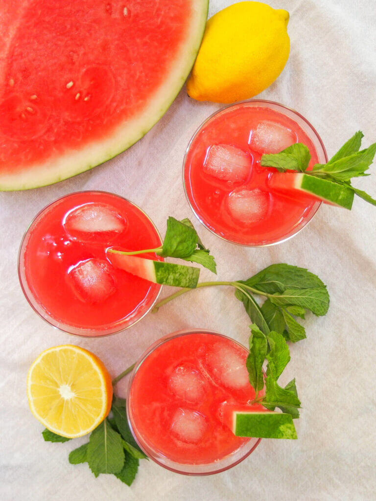 Watermelon lemonade - Caroline's Cooking