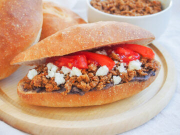 Mexican chorizo torta - Caroline's Cooking